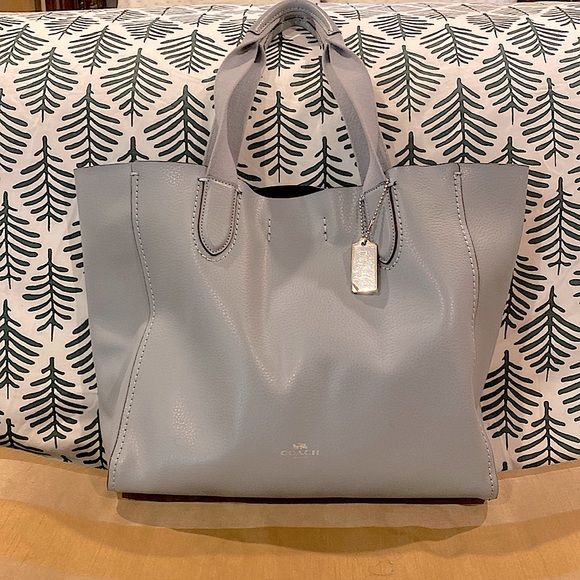 Coach | Bags | Coach Sky Blue Handbag In Excellent Condition | Poshmark